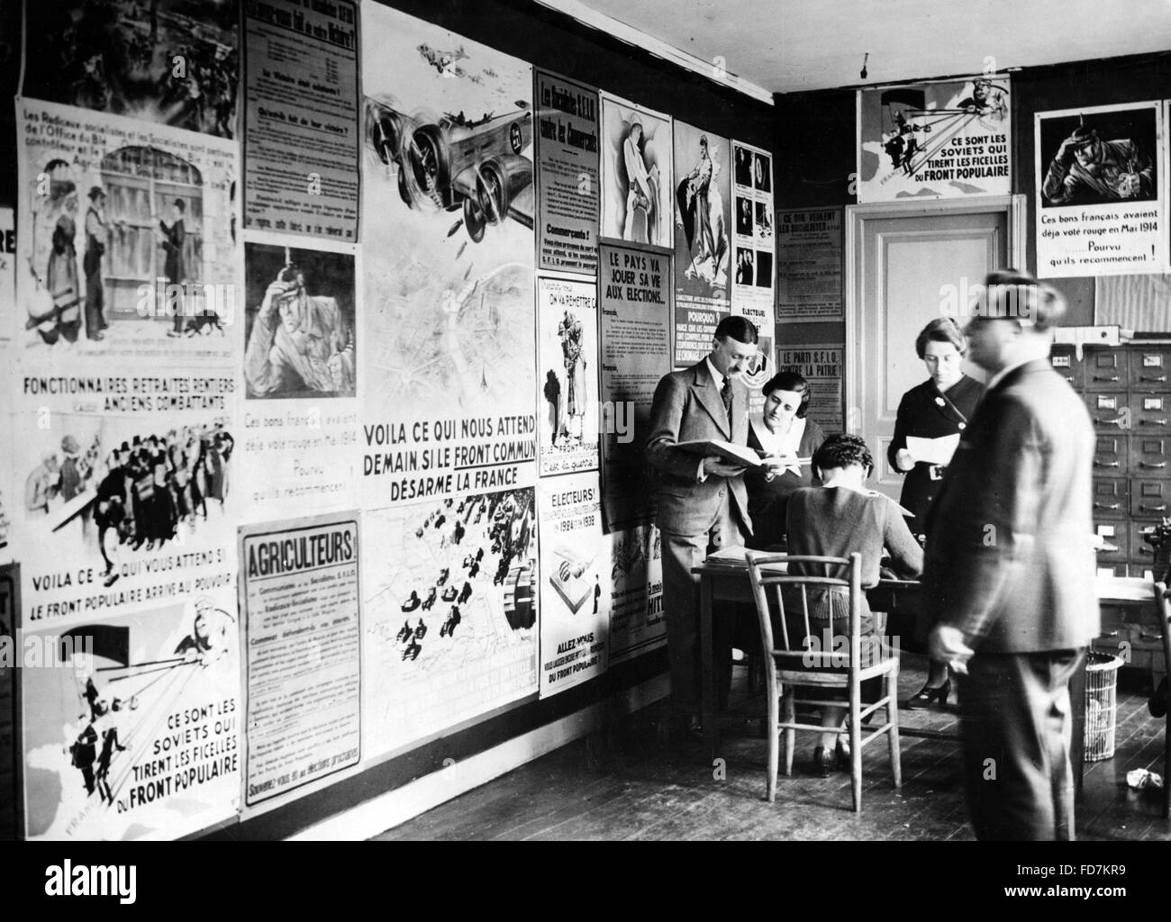 The headquarters of the Republican Front, 1936 Stock Photo - Alamy