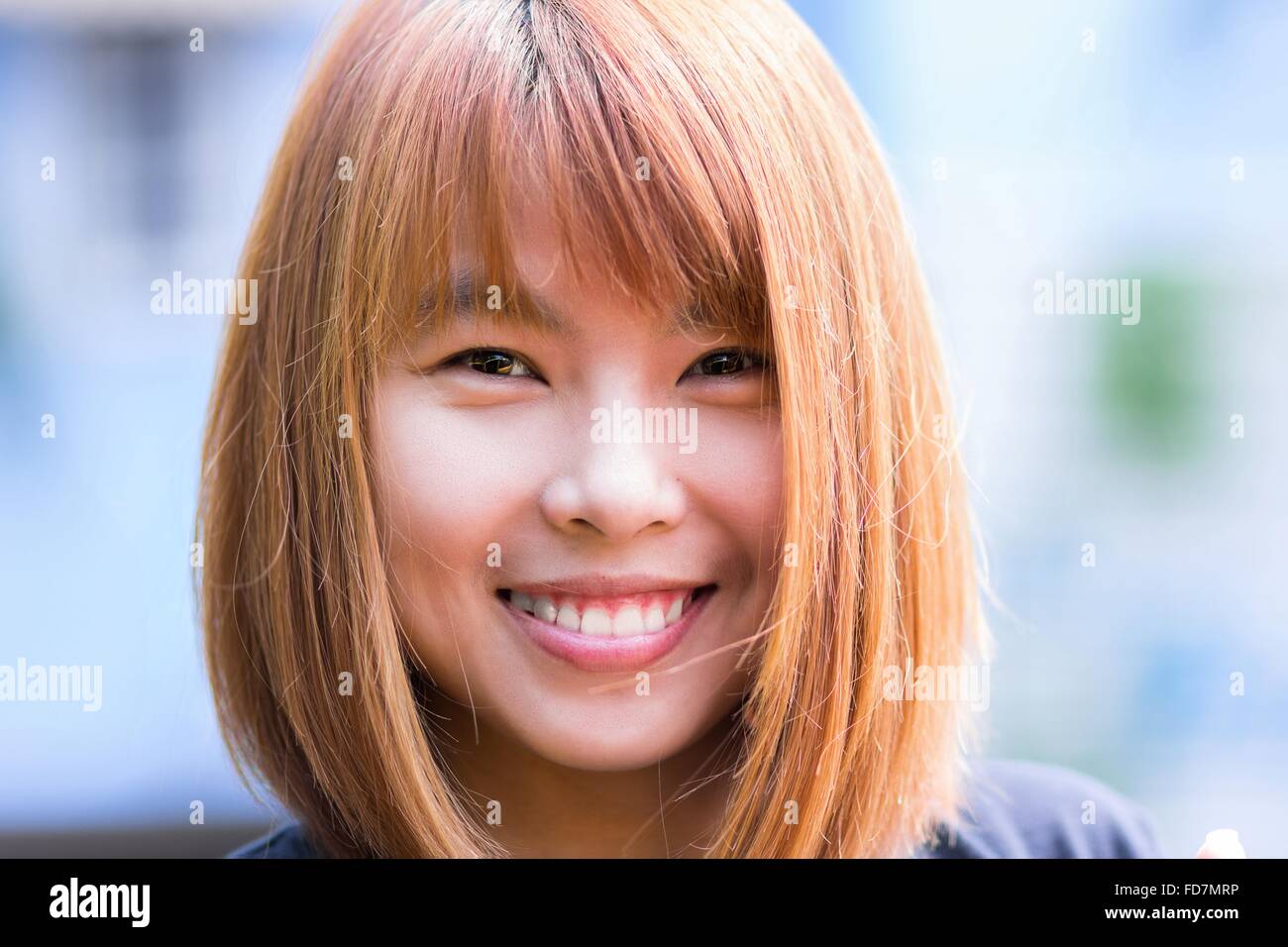 Lovely chinese face woman hi-res stock photography and images - Alamy