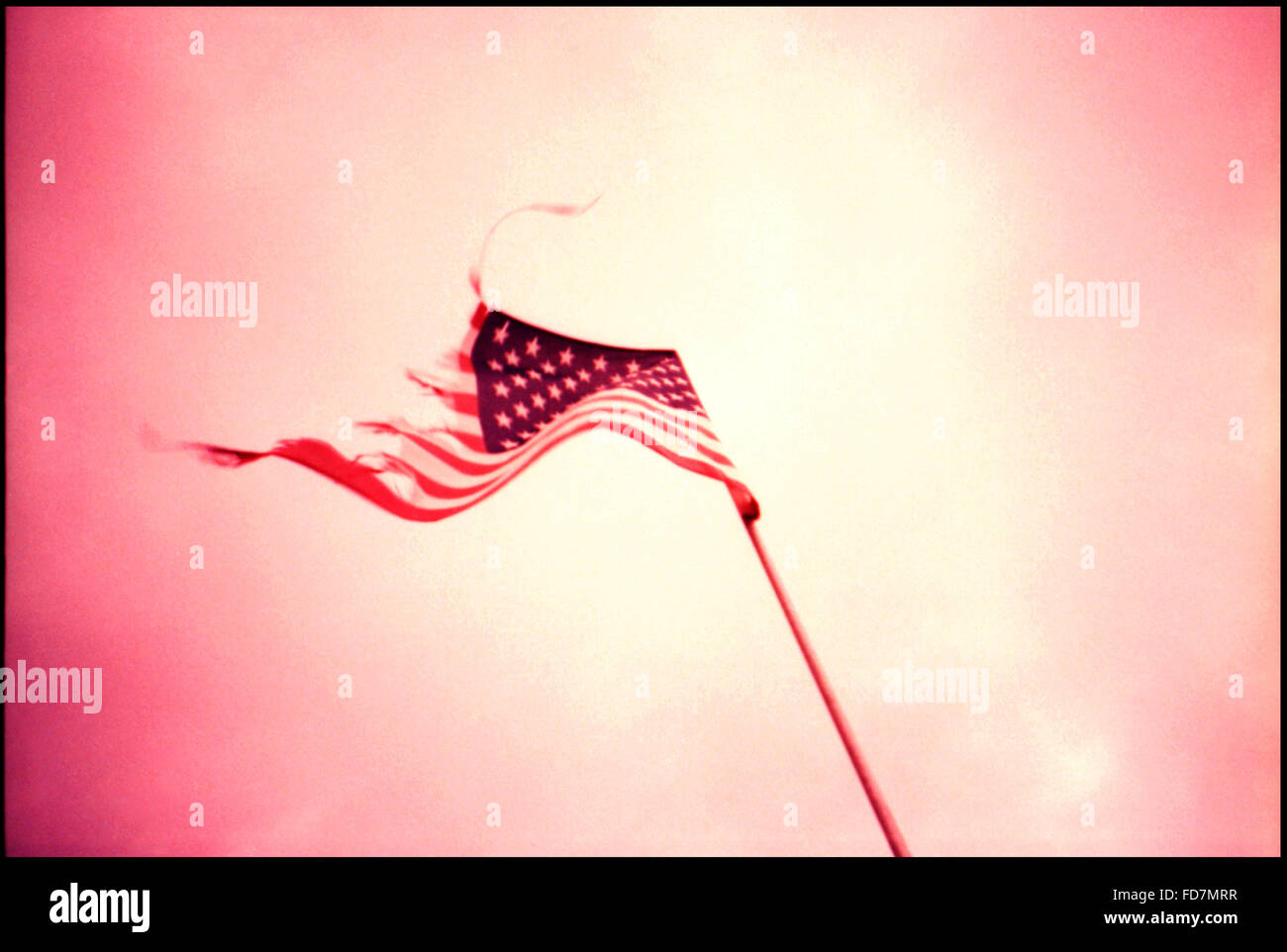 Torn american flag hi-res stock photography and images - Alamy