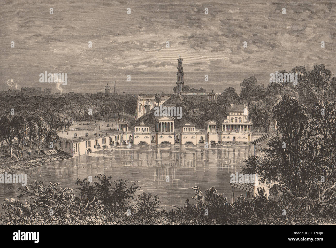 Philadelphia water works hi-res stock photography and images - Alamy