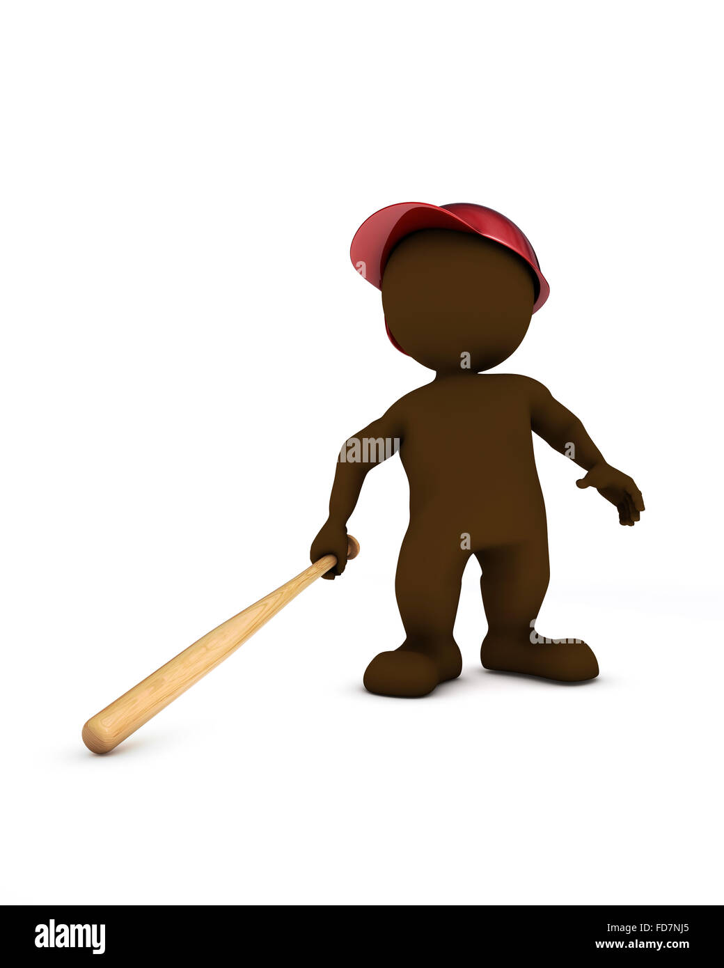 3d render of morph man playing baseball Stock Photo - Alamy