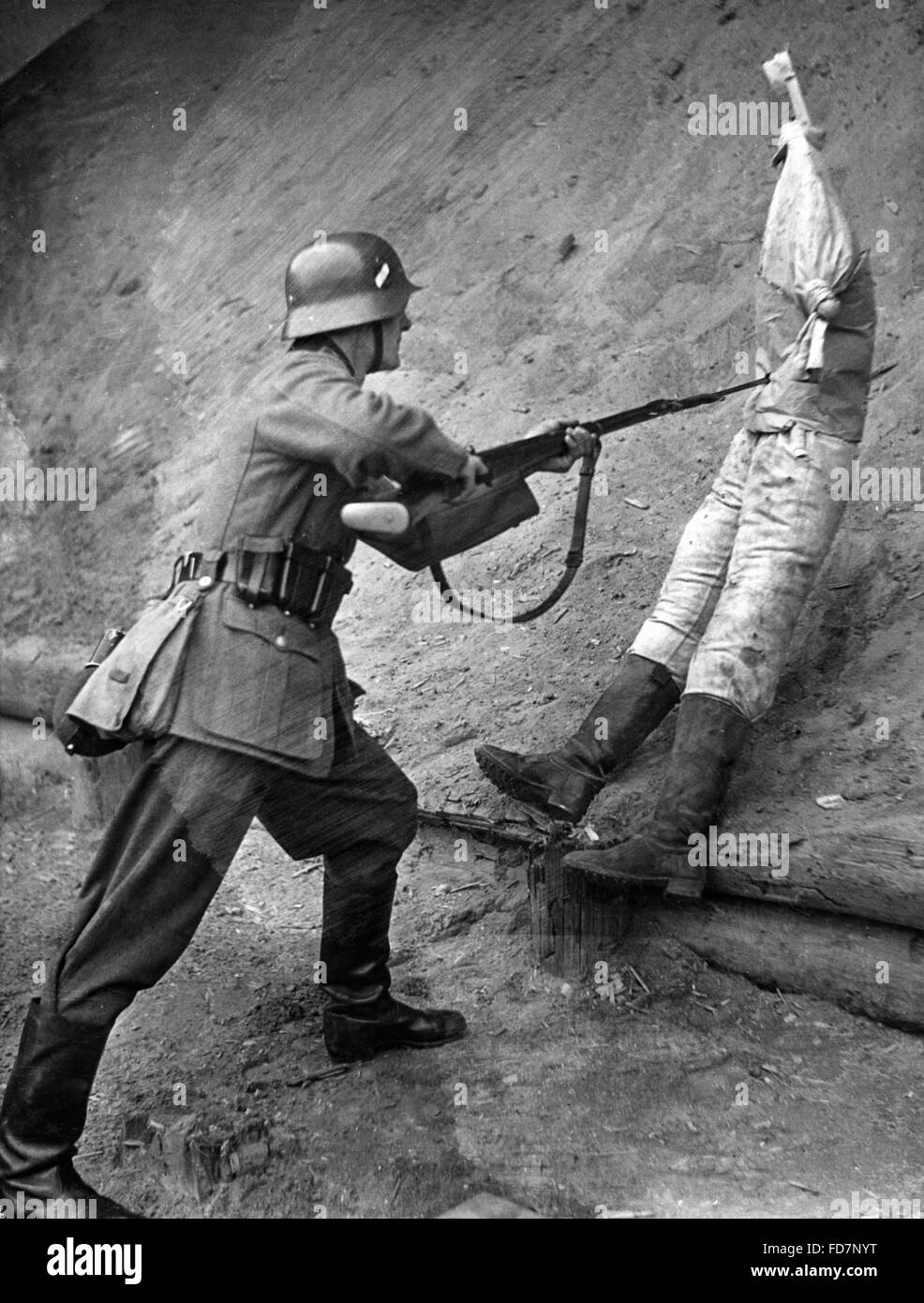Bayonet combat Black and White Stock Photos & Images - Alamy