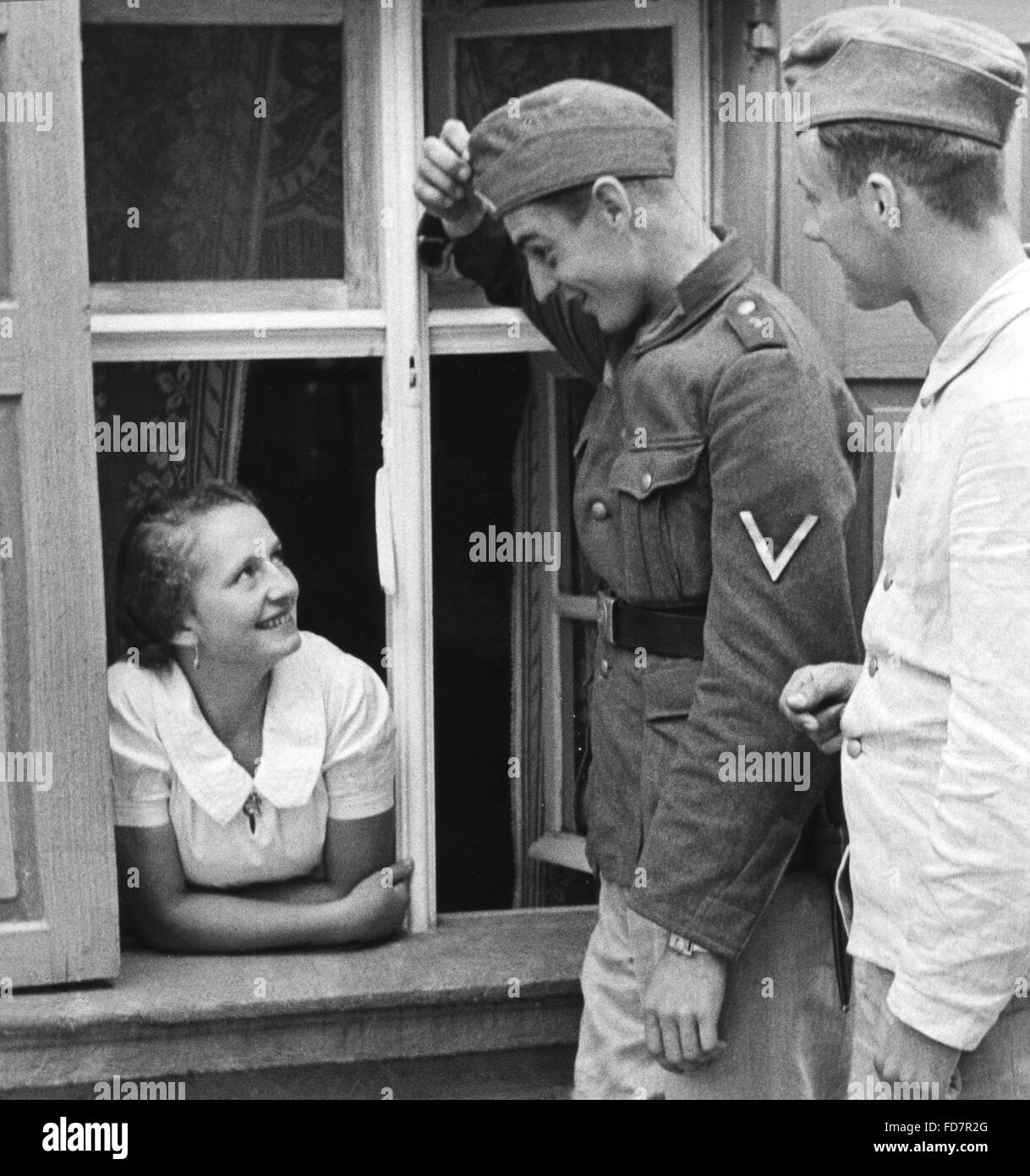 Wehrmacht soldiers girl hi-res stock photography and images - Alamy