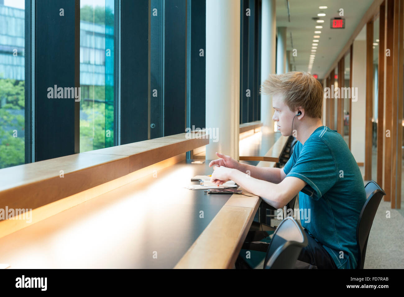 University of Toronto, Mississauga Campus quiet study room, Canada ...