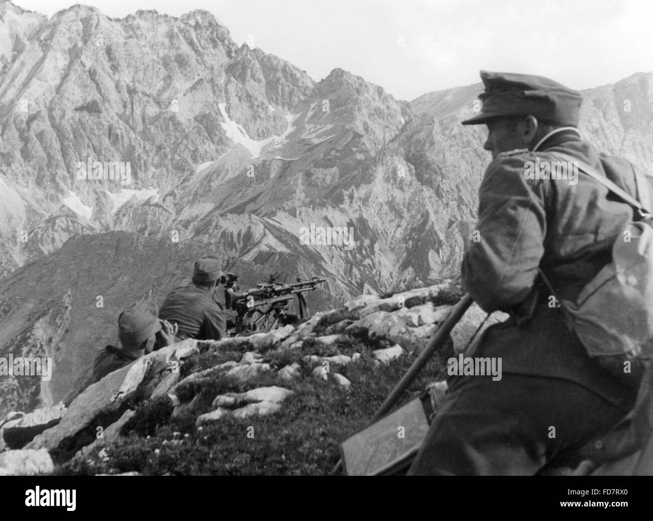 Mountain Gun Black and White Stock Photos & Images - Alamy