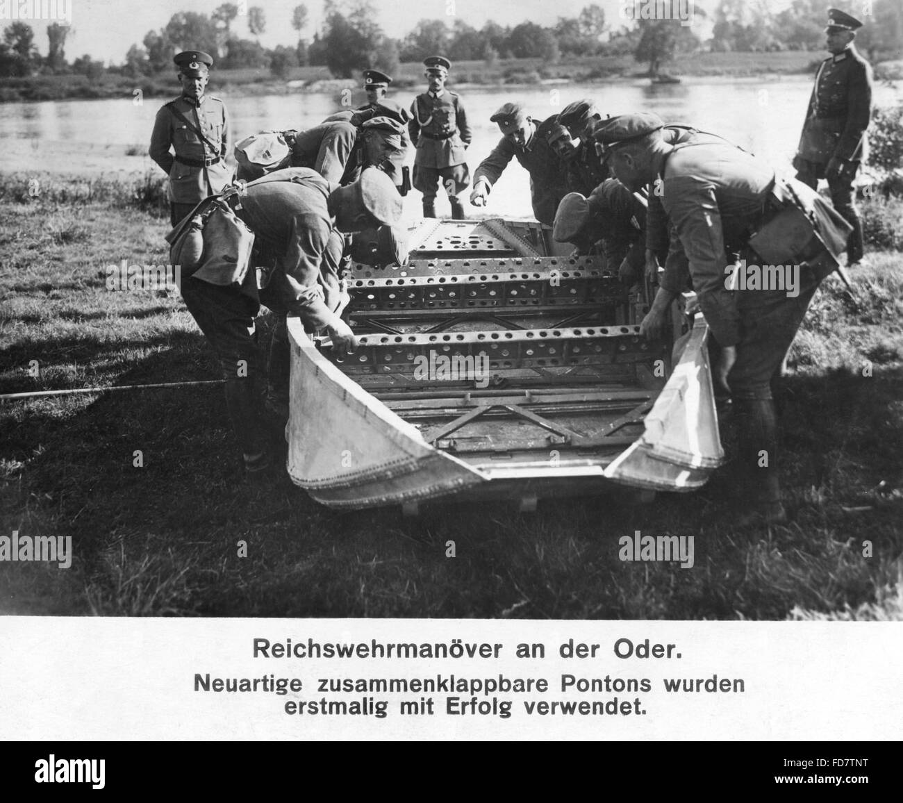 Reichswehr maneuver Black and White Stock Photos & Images - Alamy