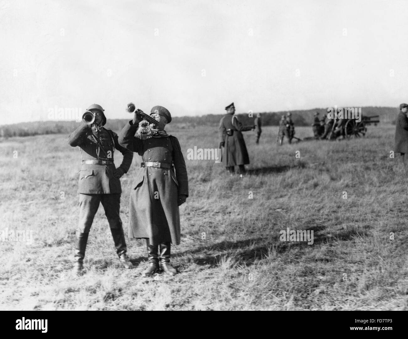 Reichswehr maneuver in honor of the Afghan King Amanullah Khan, 1928 ...