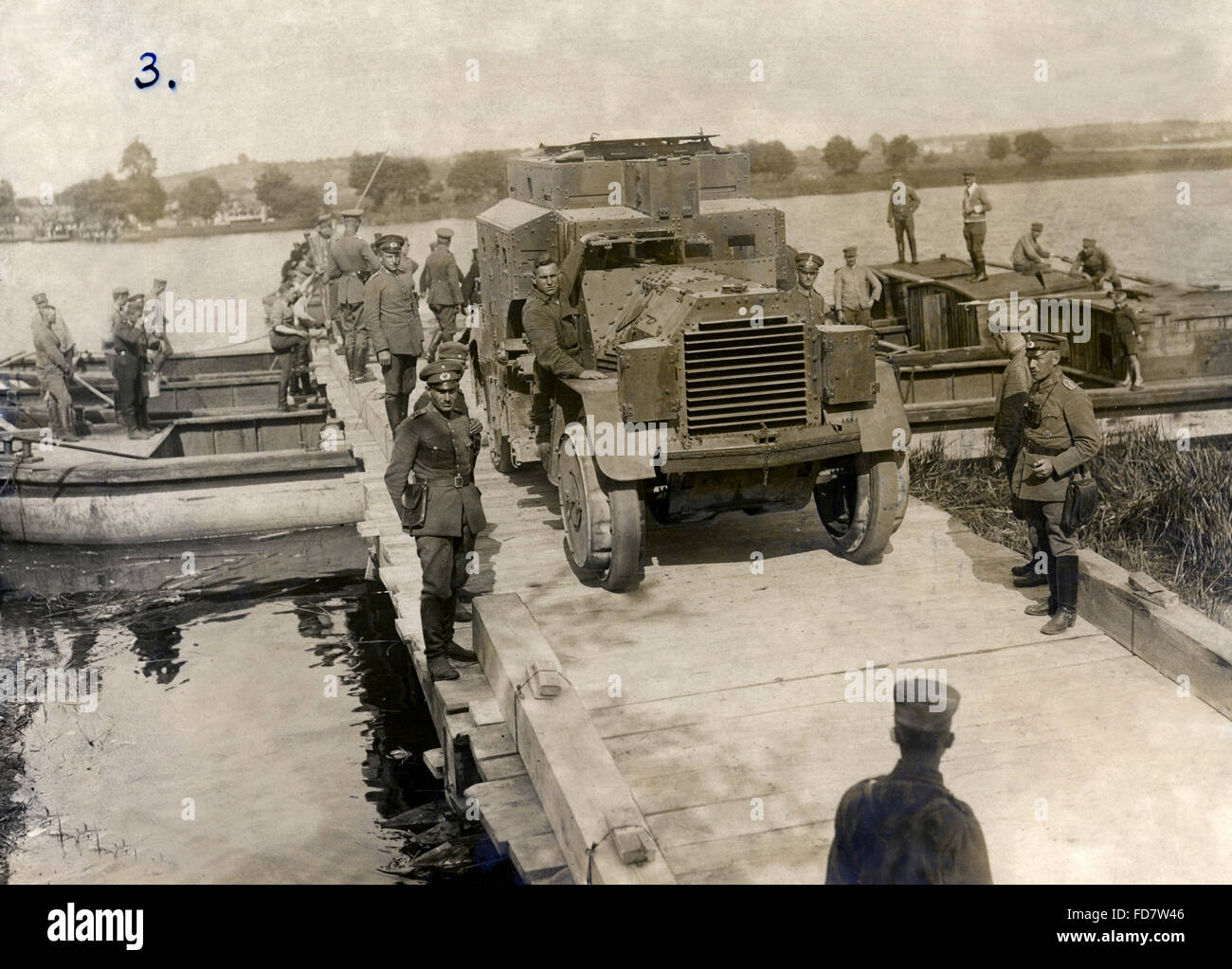 Maneuver of the Reichswehr with armored vehicle, 1924 Stock Photo - Alamy