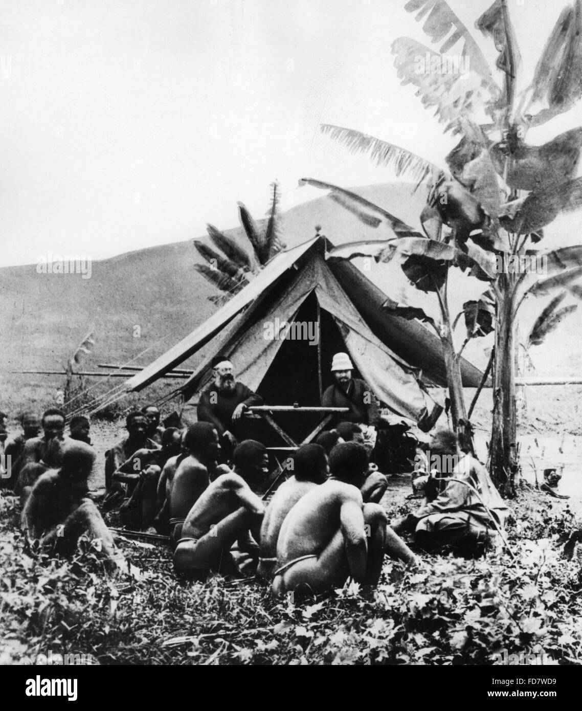German missionaries, 1889 Stock Photo - Alamy