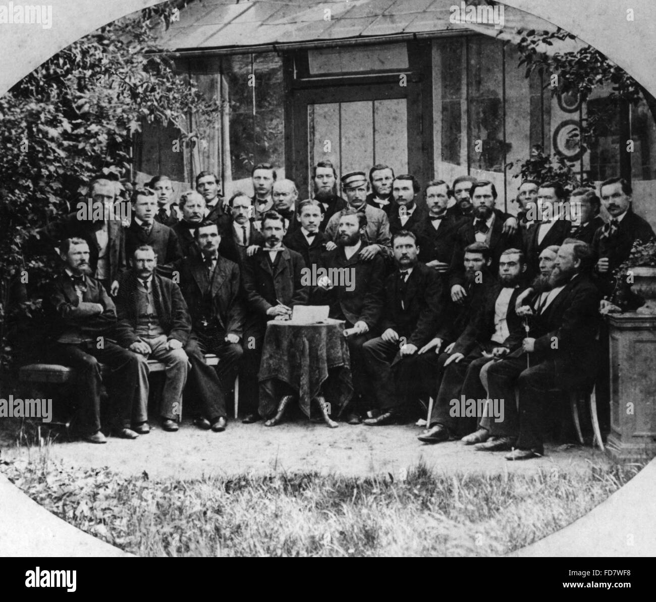 SPD Workers' Association in Braunschweig, 1865 Stock Photo - Alamy