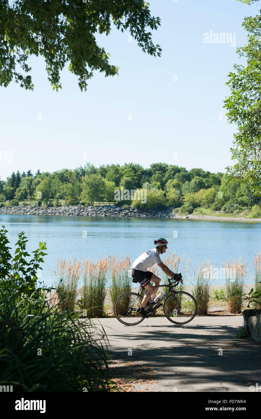 Sport people morning park biking hi-res stock photography and images ...