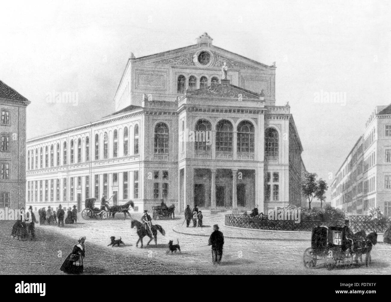 The Staatstheater am Gaertnerplatz (State Theatre at Gaertnerplatz) in ...