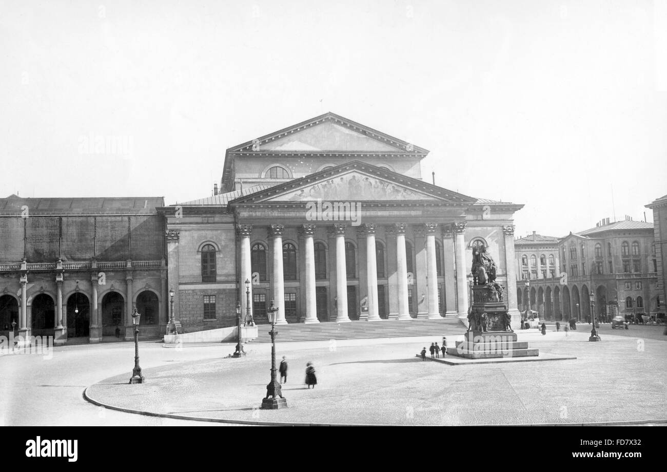 National Theater in Munich around 1890 Stock Photo - Alamy