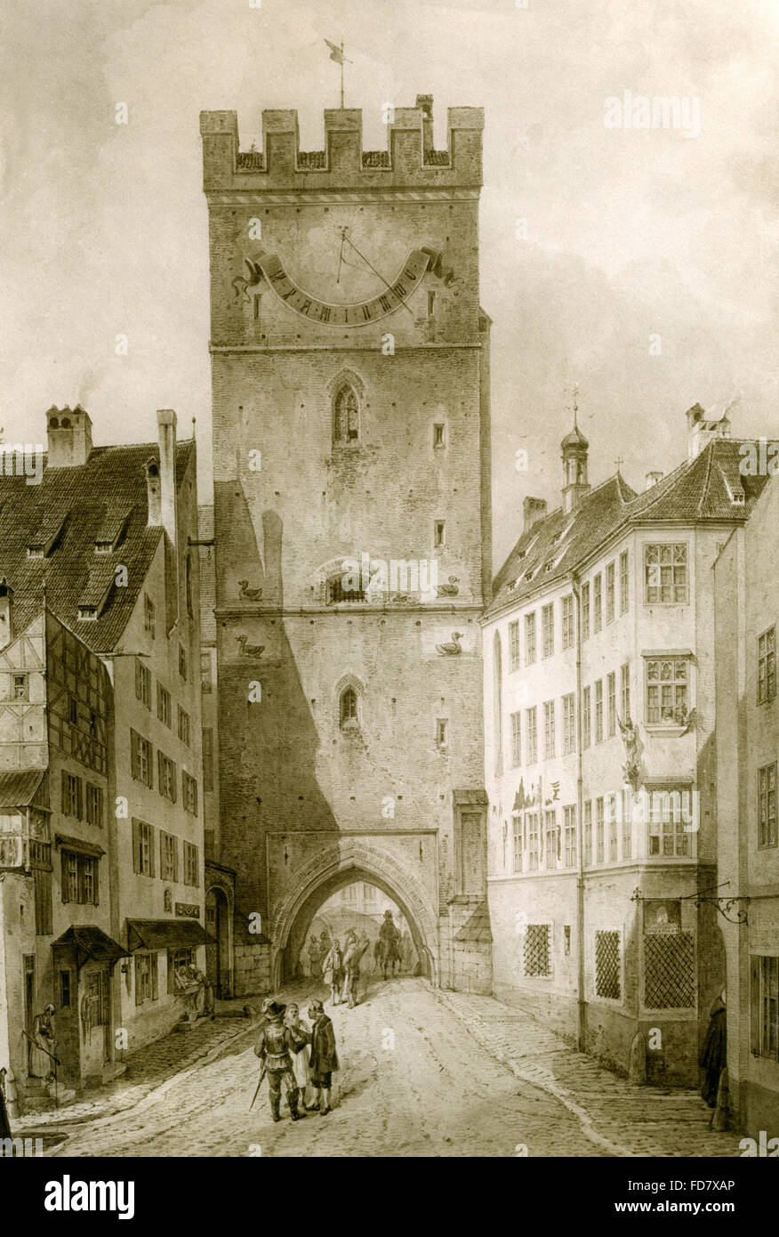 Inneres Sendlinger Tor (Inner Sendling Gate) in Munich Stock Photo - Alamy