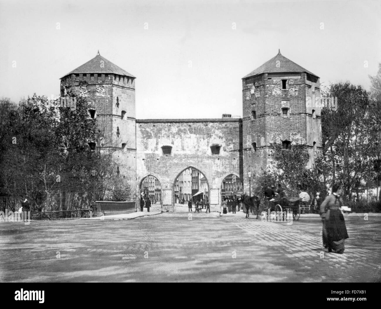 Sendlinger Tor in Munich around 1900 Stock Photo - Alamy