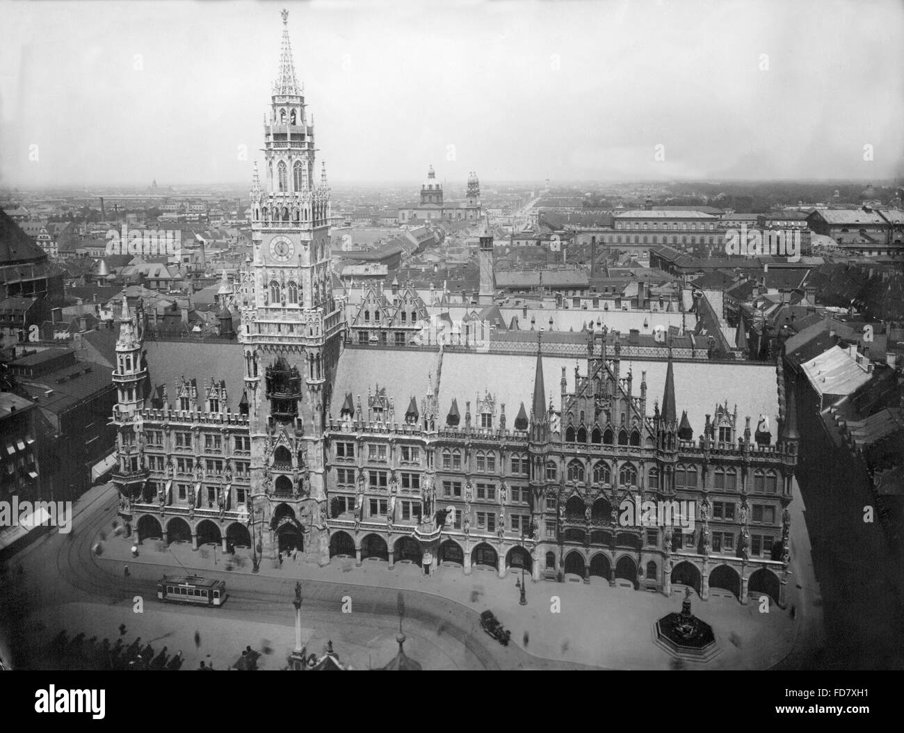 New town hall in Munich Stock Photo - Alamy
