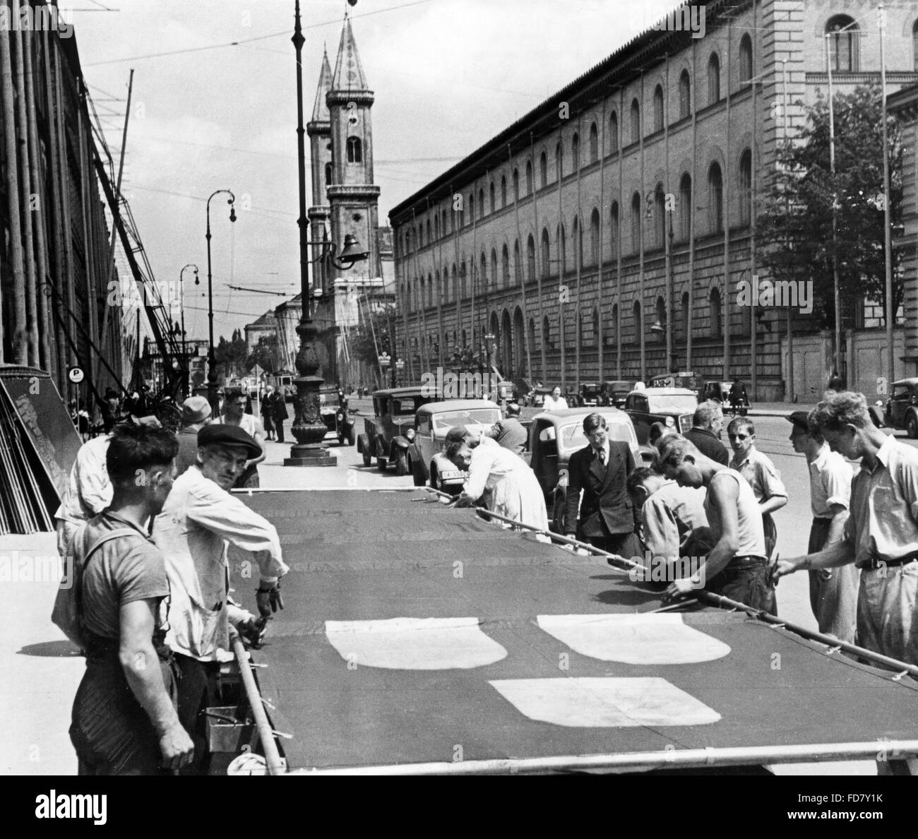 Ludwigstrasse in Munich Stock Photo - Alamy