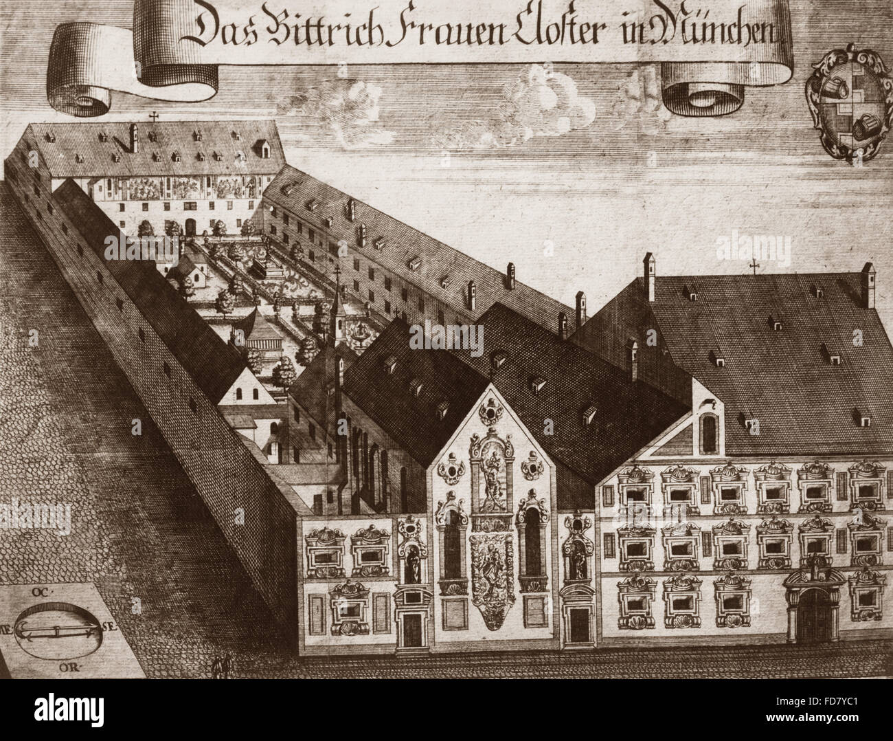 The Bittrich convent in Munich, 1590 Stock Photo - Alamy