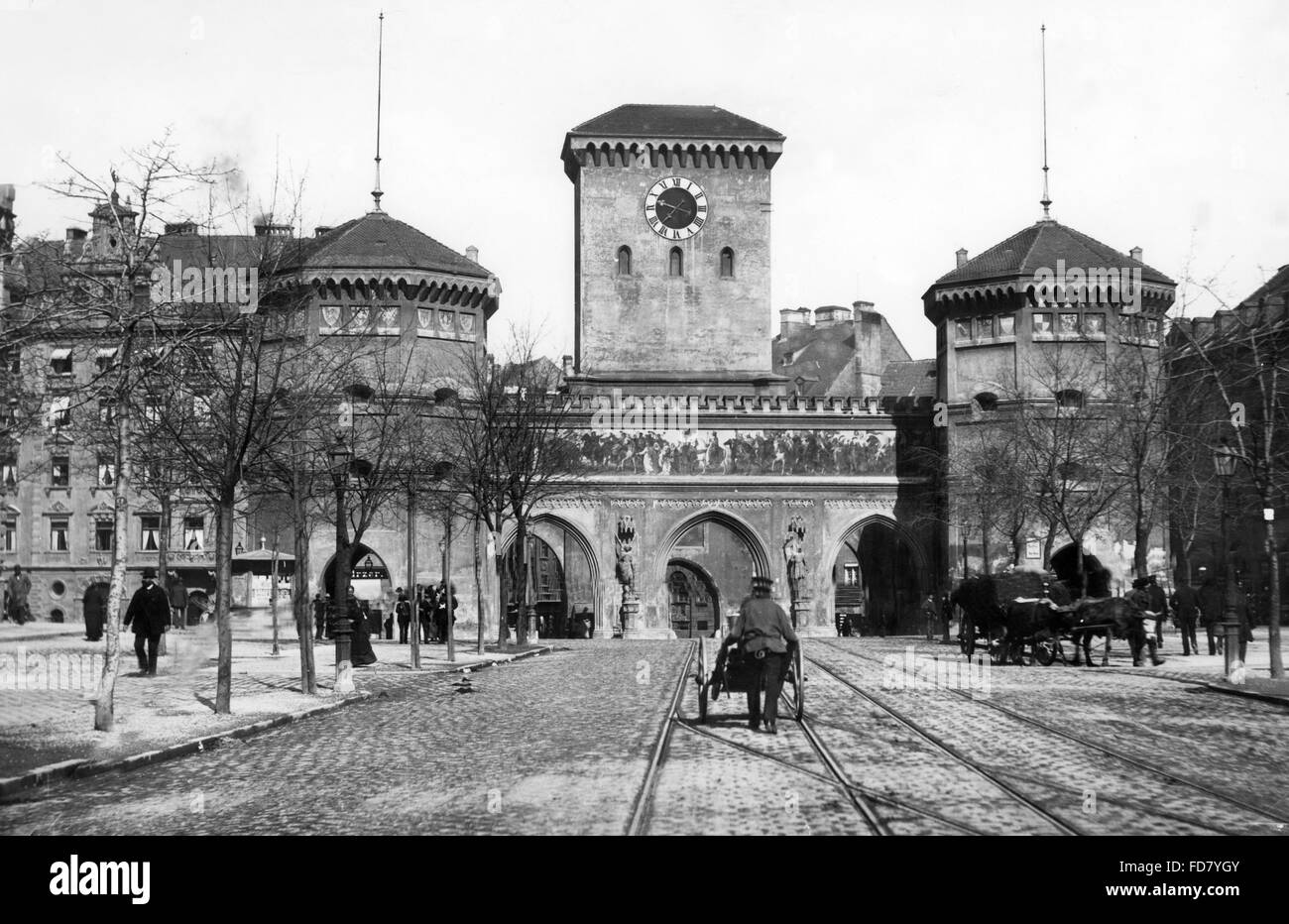 The isartor in munich hi-res stock photography and images - Alamy