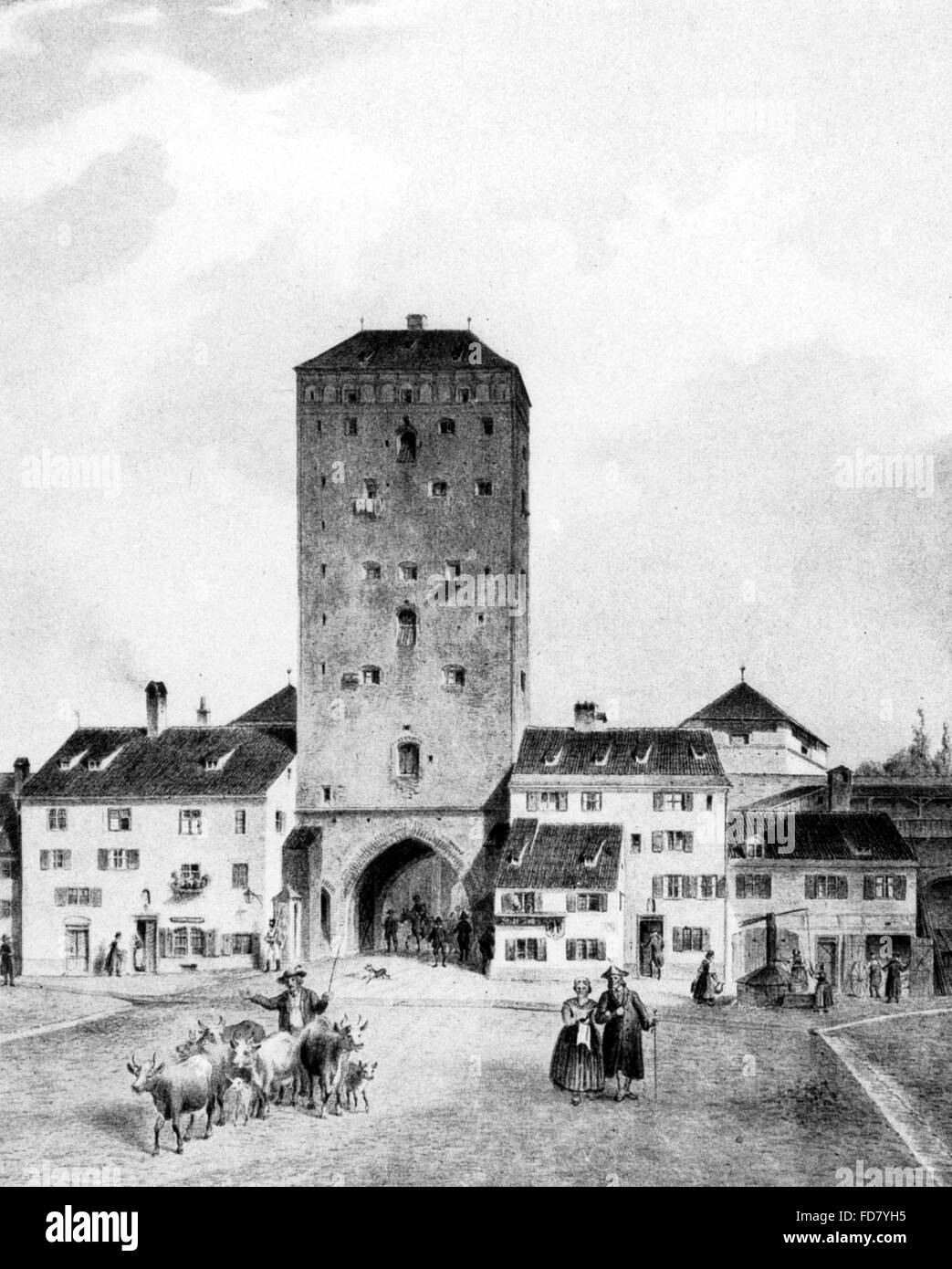 The isartor in munich hi-res stock photography and images - Alamy