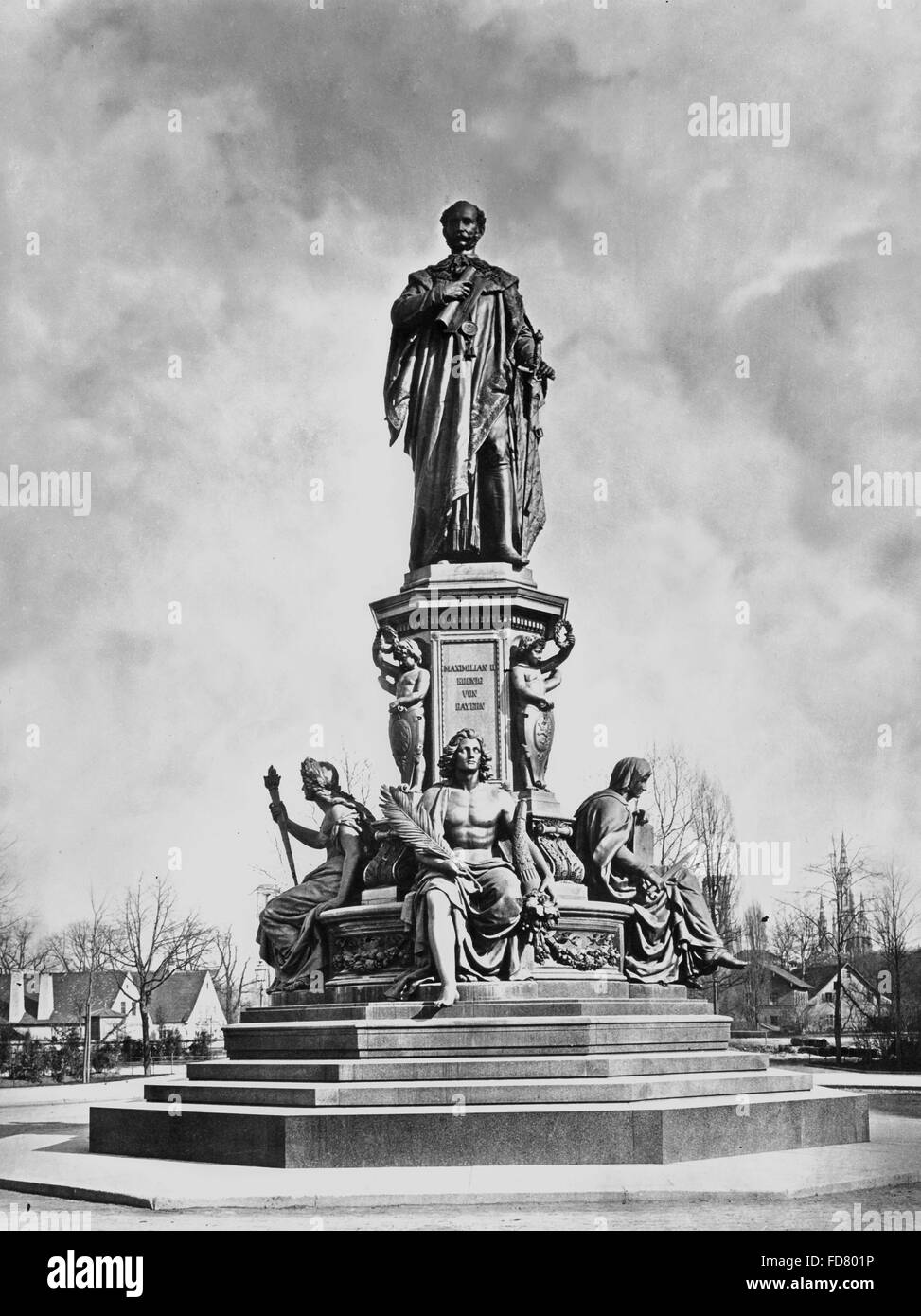 The Maxmonument in Munich Stock Photo - Alamy