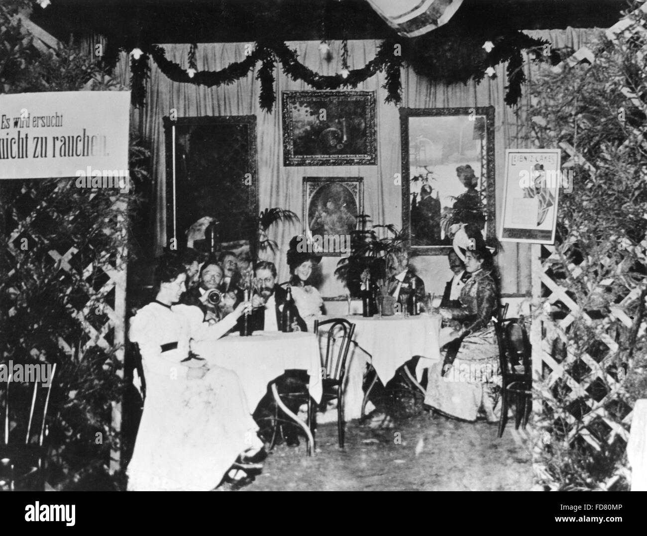 Charity event in Munich, 1890 Stock Photo - Alamy