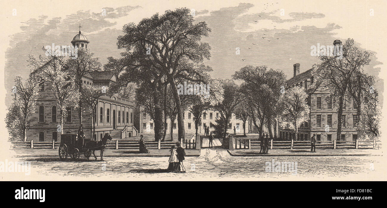 College buildings hi-res stock photography and images - Alamy