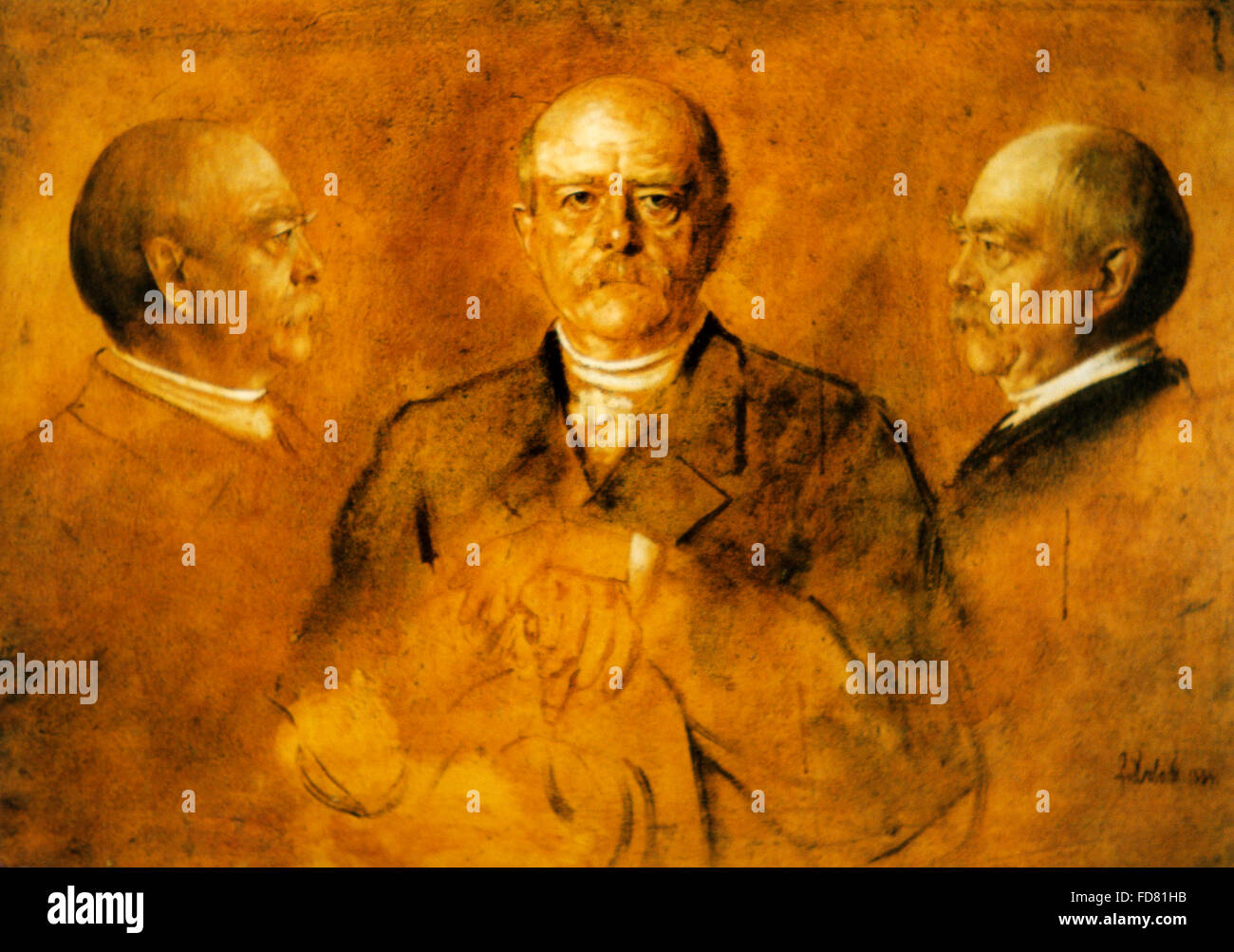 Portraits of Otto von Bismarck, about 1884 Stock Photo - Alamy