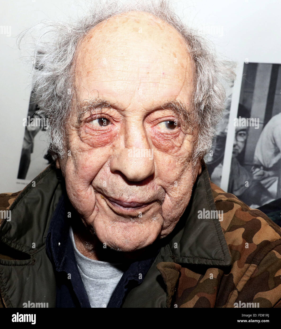 New York, New York, USA. 28th Jan, 2016. Legendary photographer and ...