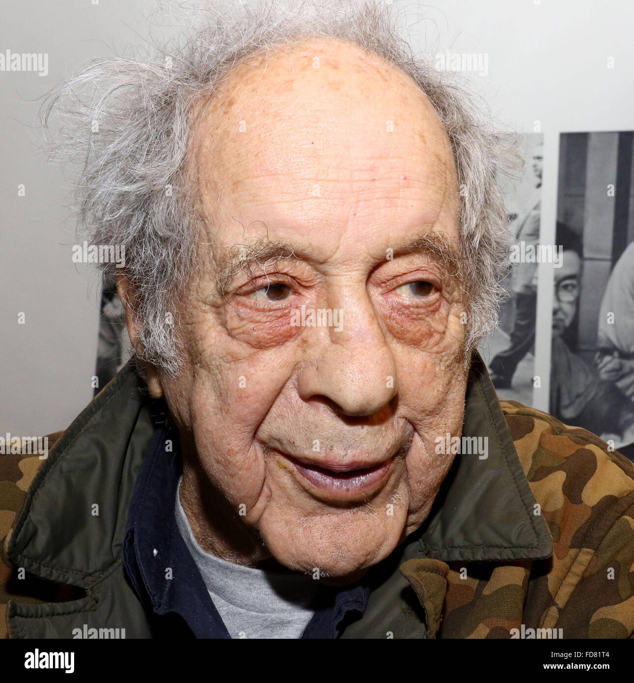 New York, New York, USA. 28th Jan, 2016. Legendary photographer and ...