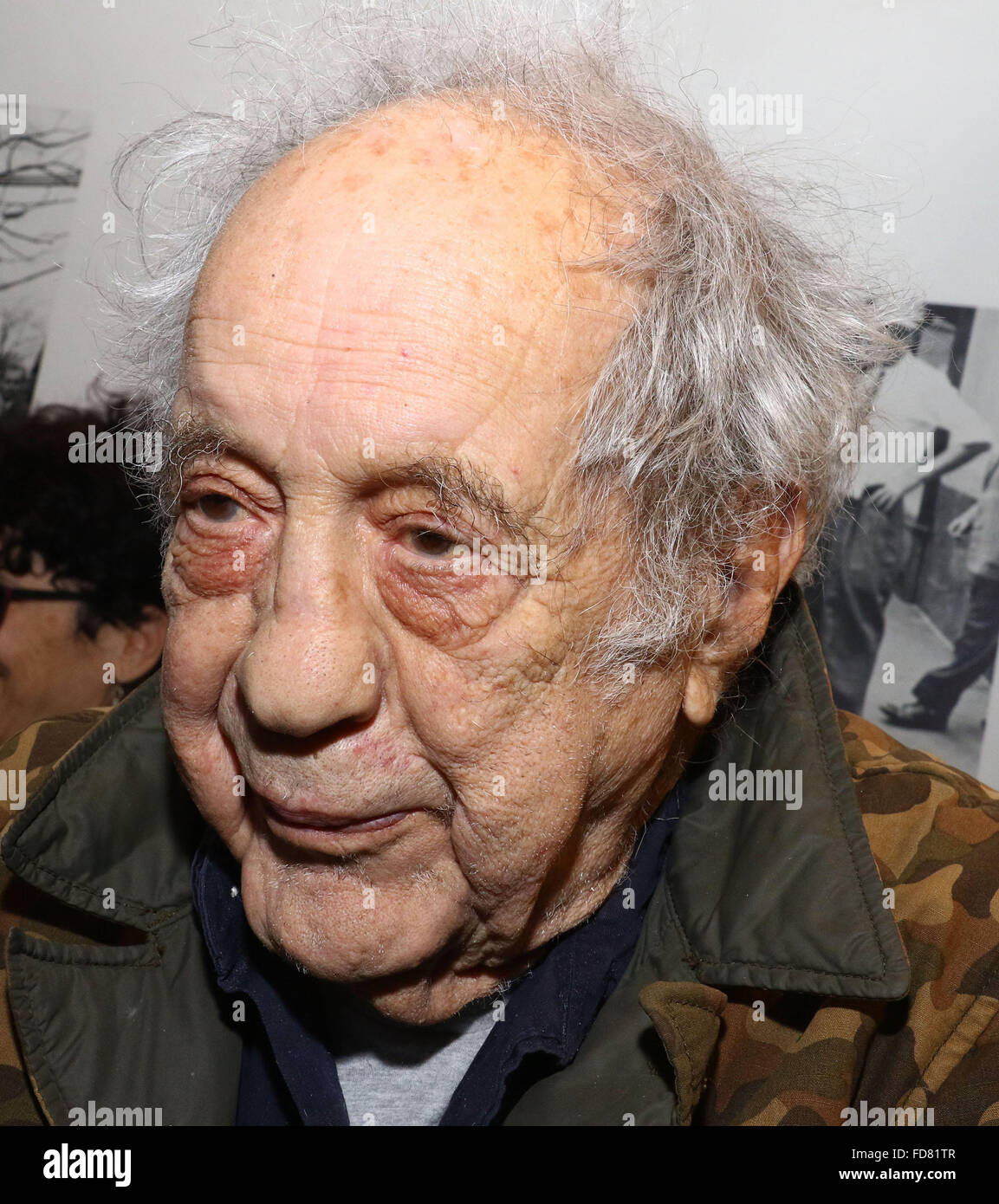 New York, New York, USA. 28th Jan, 2016. Legendary photographer and ...