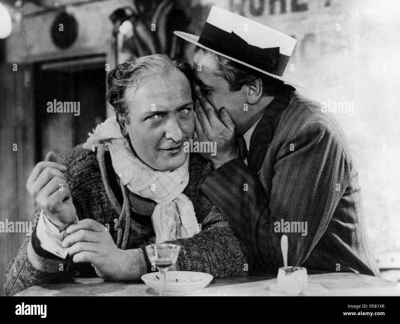 Hans Albers and Paul Hörbiger in the film Quick, 1932 Stock Photo - Alamy