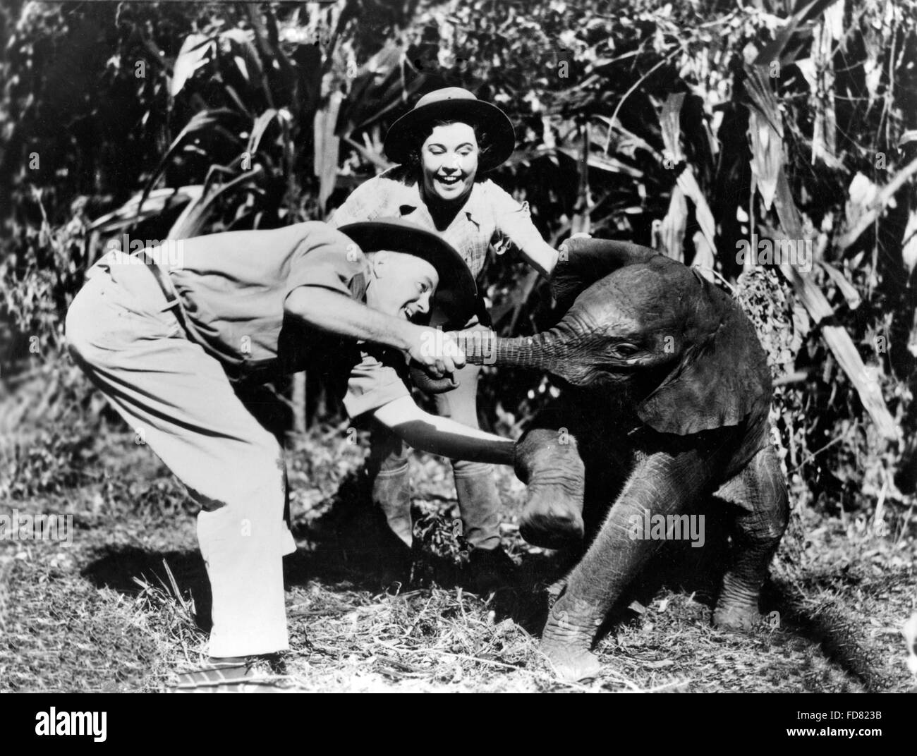 Martin and Osa Johnson, 1935 Stock Photo - Alamy