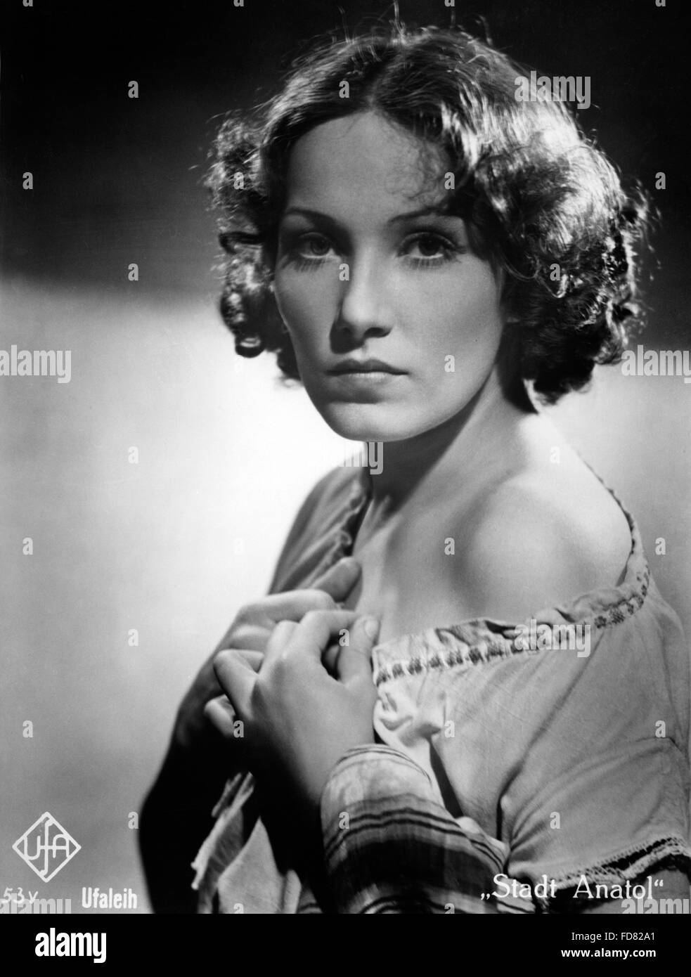 Portrait of Brigitte Horney, 1936 Stock Photo - Alamy