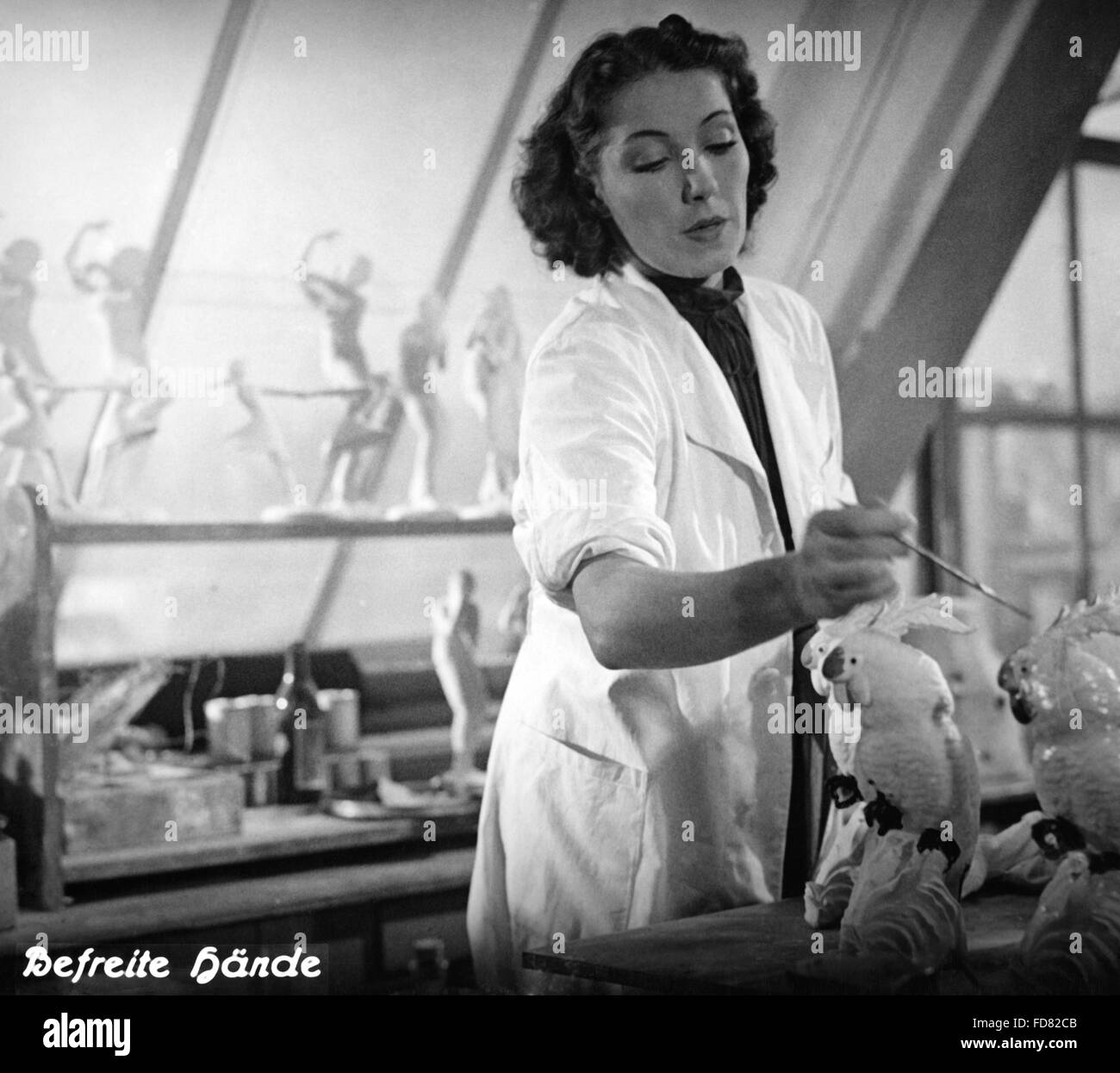 Brigitte Horney in the film Freed Hands, 1940 Stock Photo - Alamy