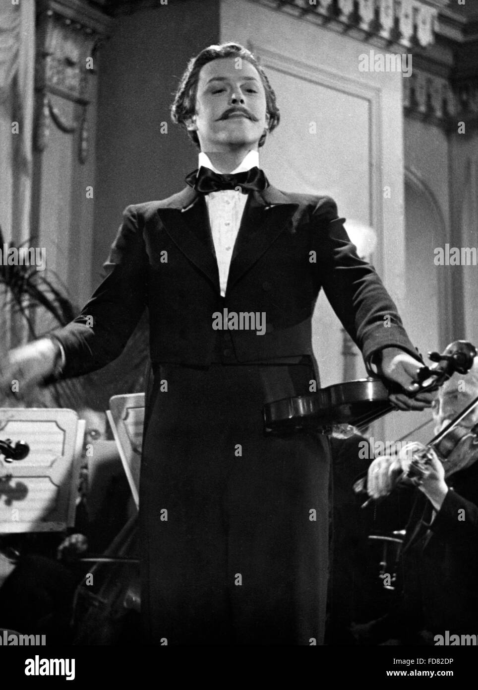 Actor Hans Holt in the film Immortal Waltz, 1939 Stock Photo - Alamy