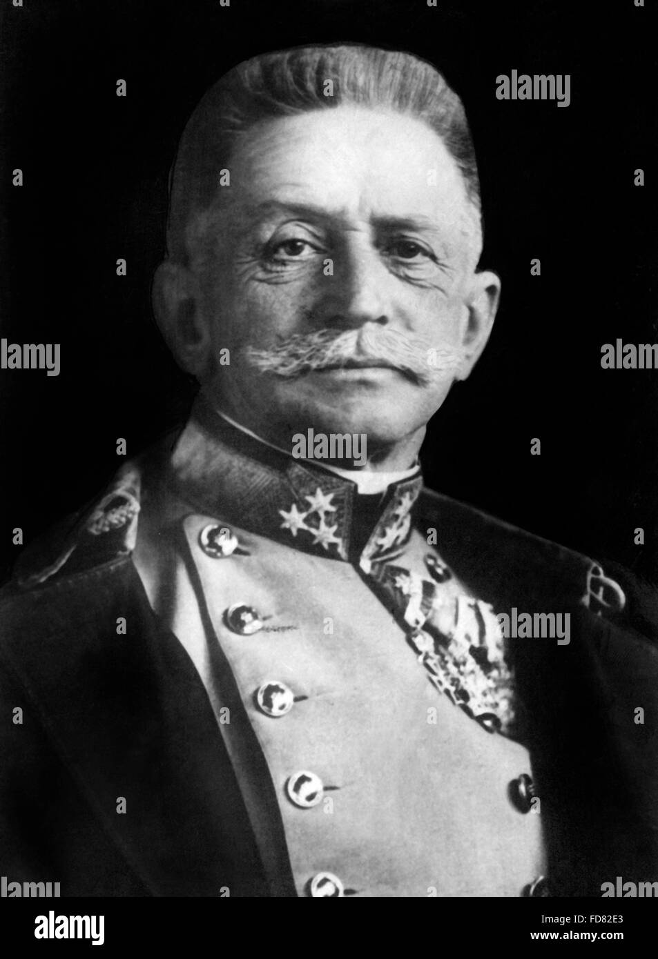Portrait of Franz Conrad von Hötzendorf Stock Photo - Alamy
