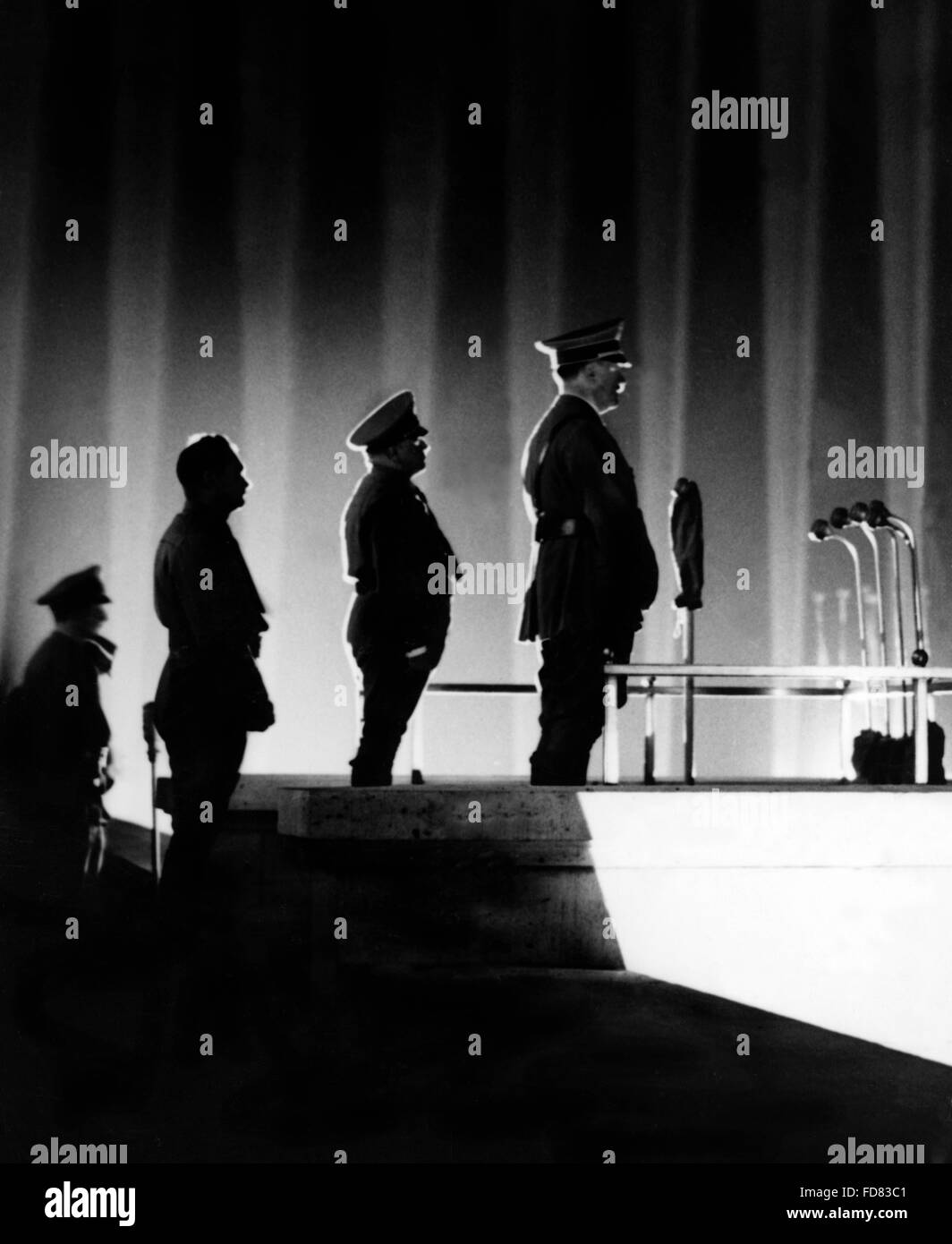 Adolf Hitler on the Nazi Party Rally in Nuremberg, 1936 Stock Photo - Alamy