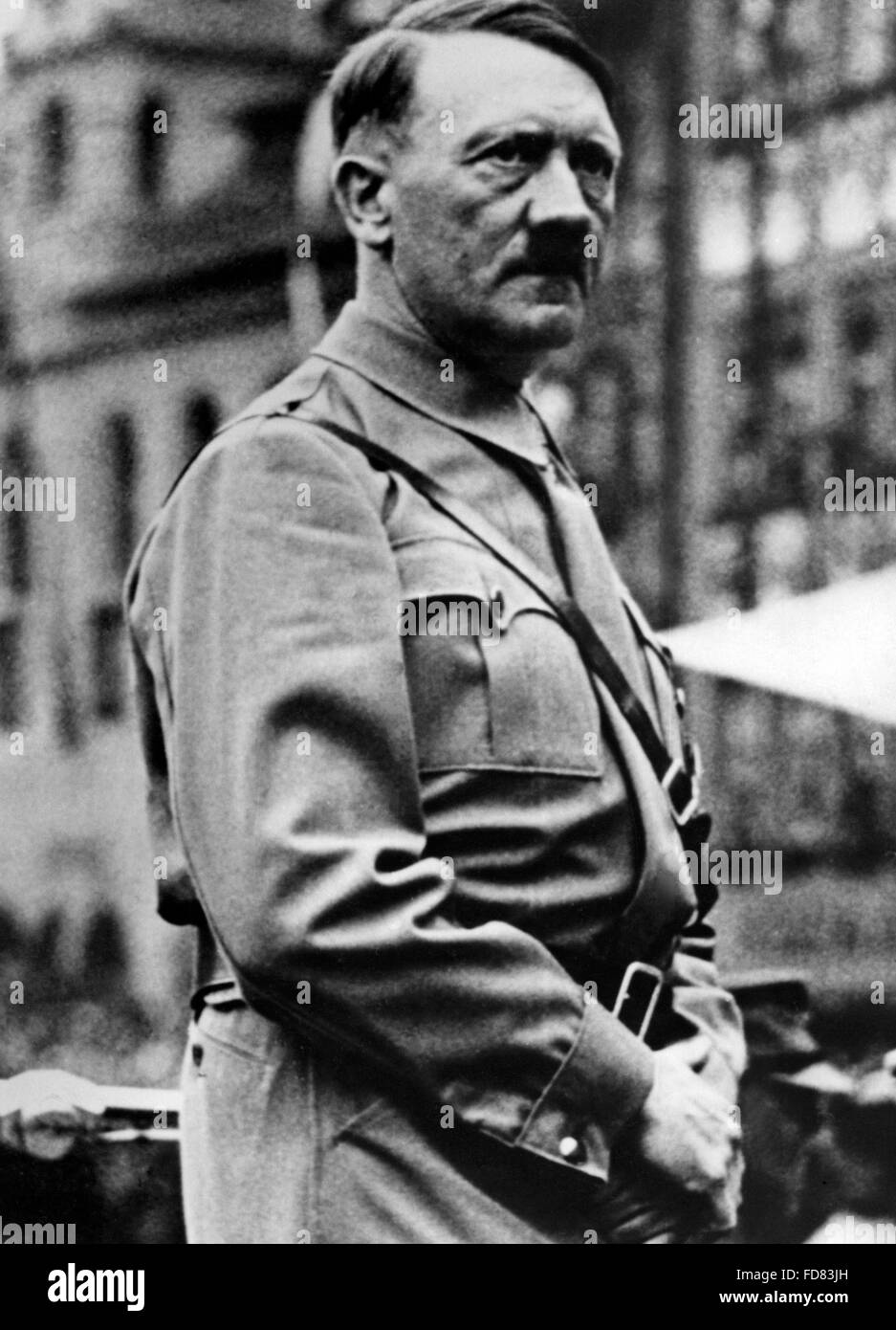 Adolf Hitler at the NSDAP rally of labour 1938 Stock Photo - Alamy
