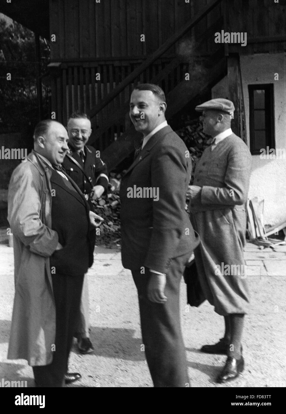 Heinrich Himmler with Walther Funk Stock Photo - Alamy