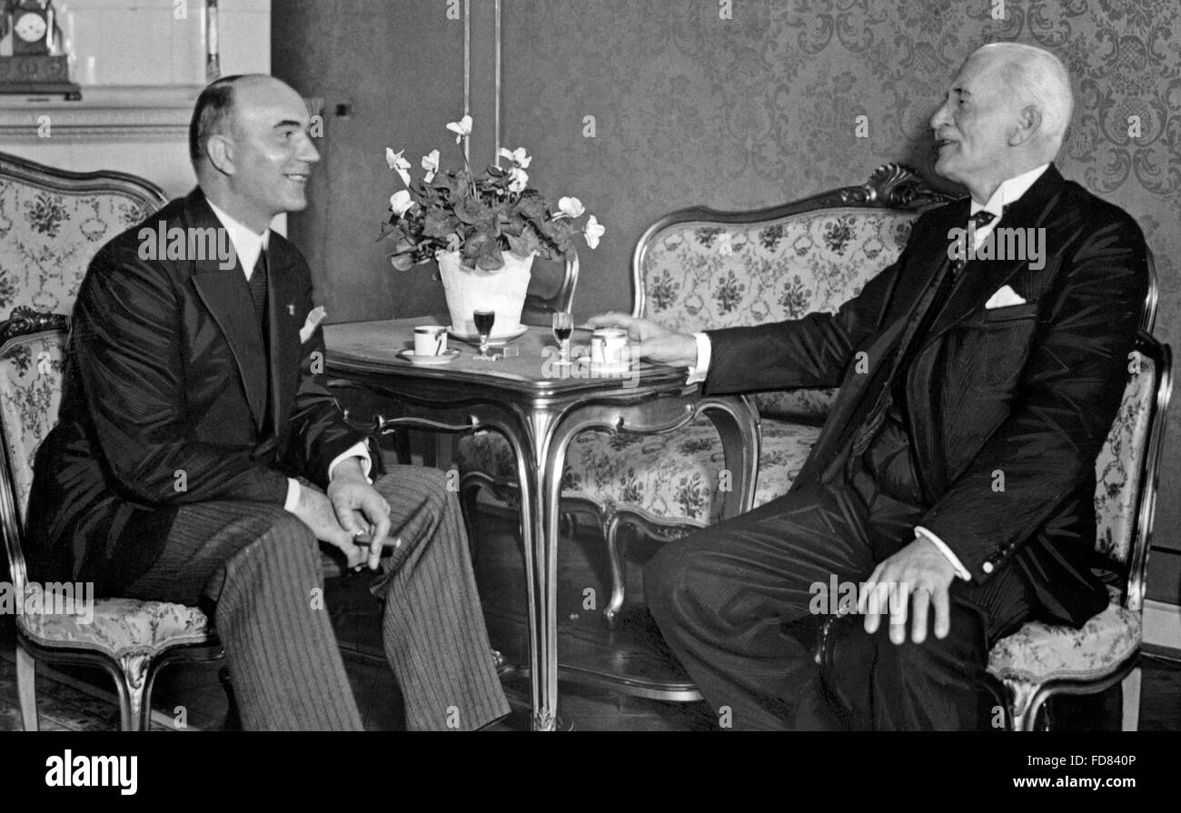 Arthur Greiser and Ignacy Moscicki, 1935 Stock Photo - Alamy