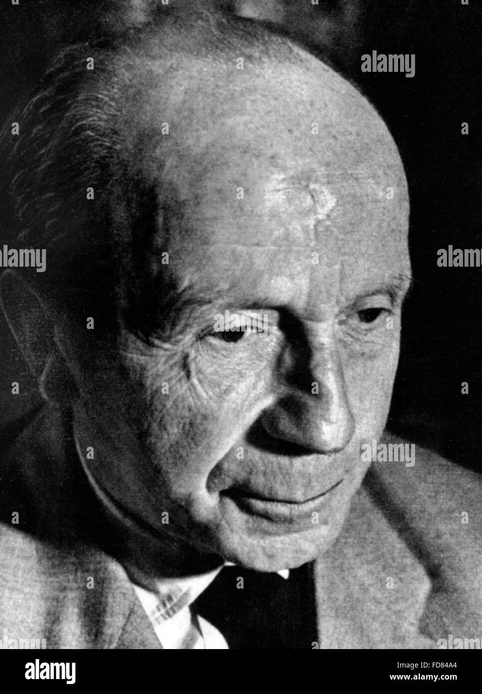 Portrait of Paul Fechter Stock Photo - Alamy