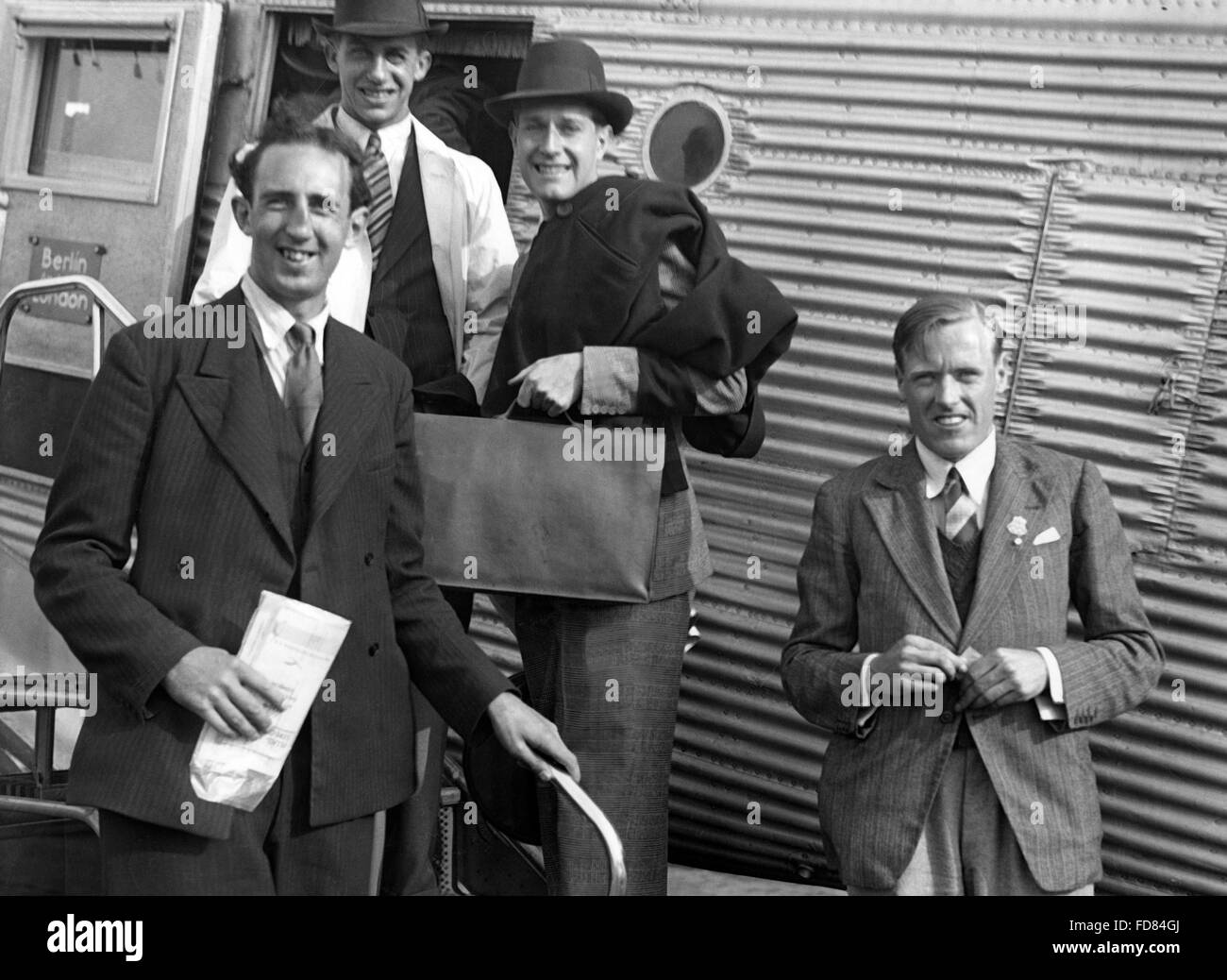 Gottfried von Cramm and Henner Henkel Stock Photo - Alamy