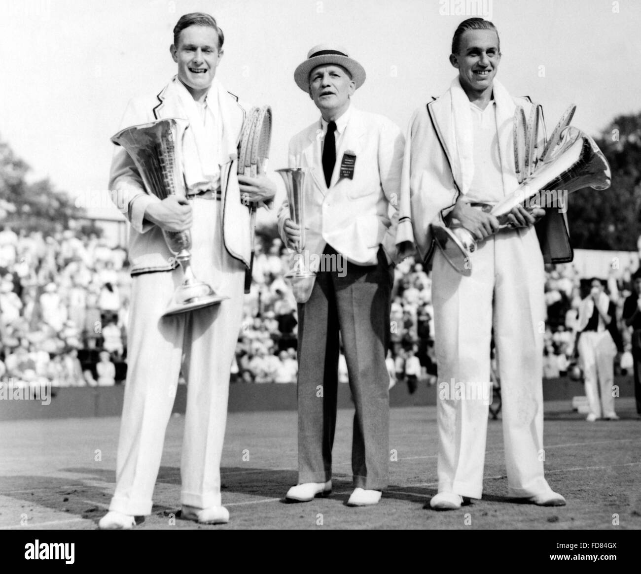 Gottfried von Cramm and Heinrich Henkel, 1937 Stock Photo - Alamy