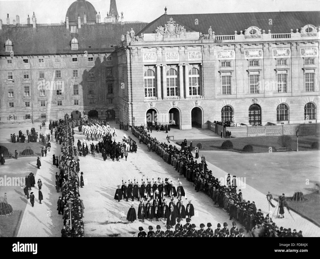 Funeral of Emperor Franz Joseph I., 1916 Stock Photo - Alamy