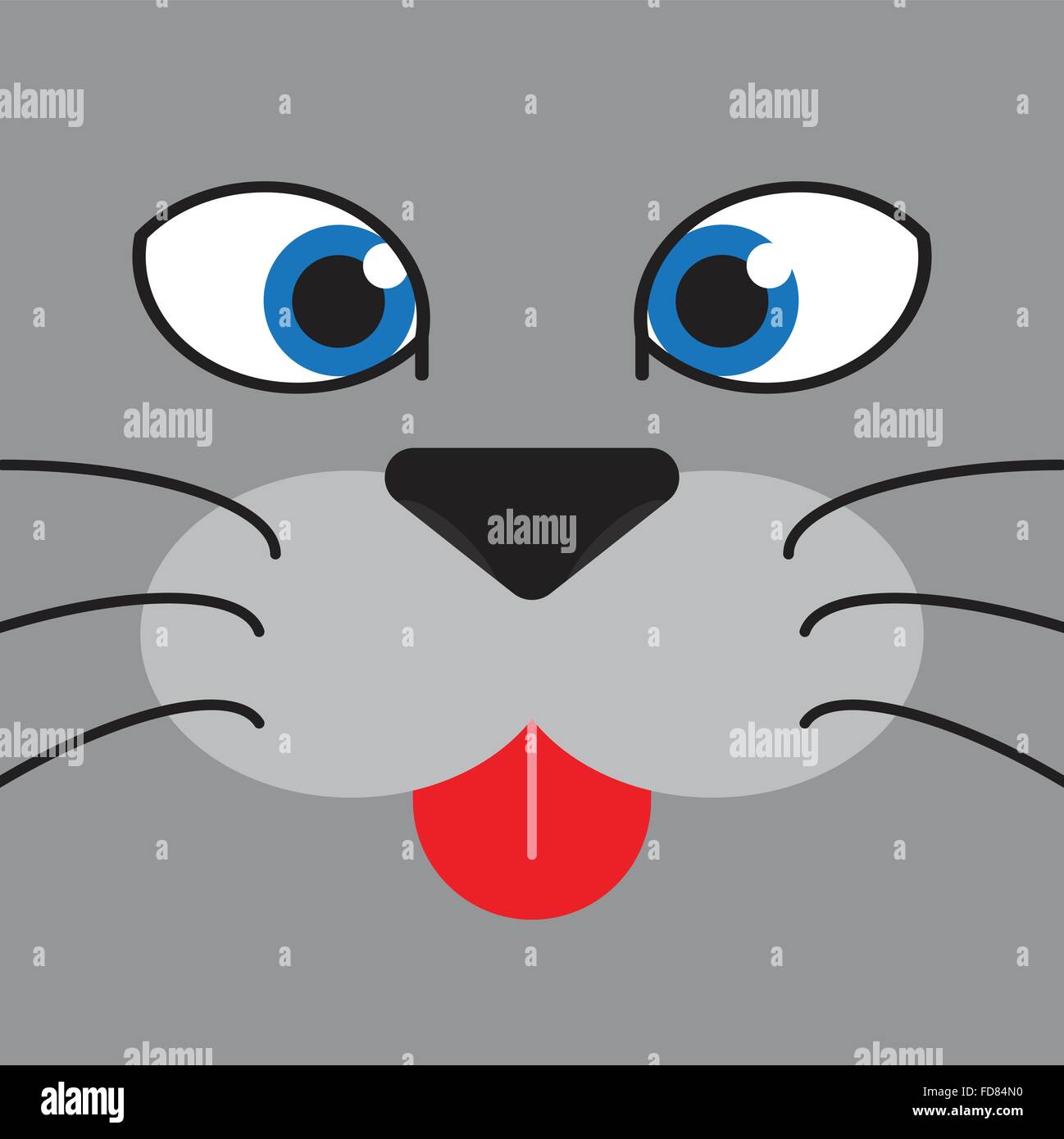 Cutie cat Stock Vector Images - Alamy