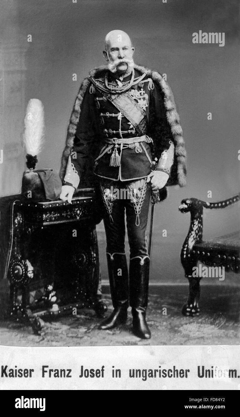 Franz joseph i emperor Black and White Stock Photos & Images - Alamy