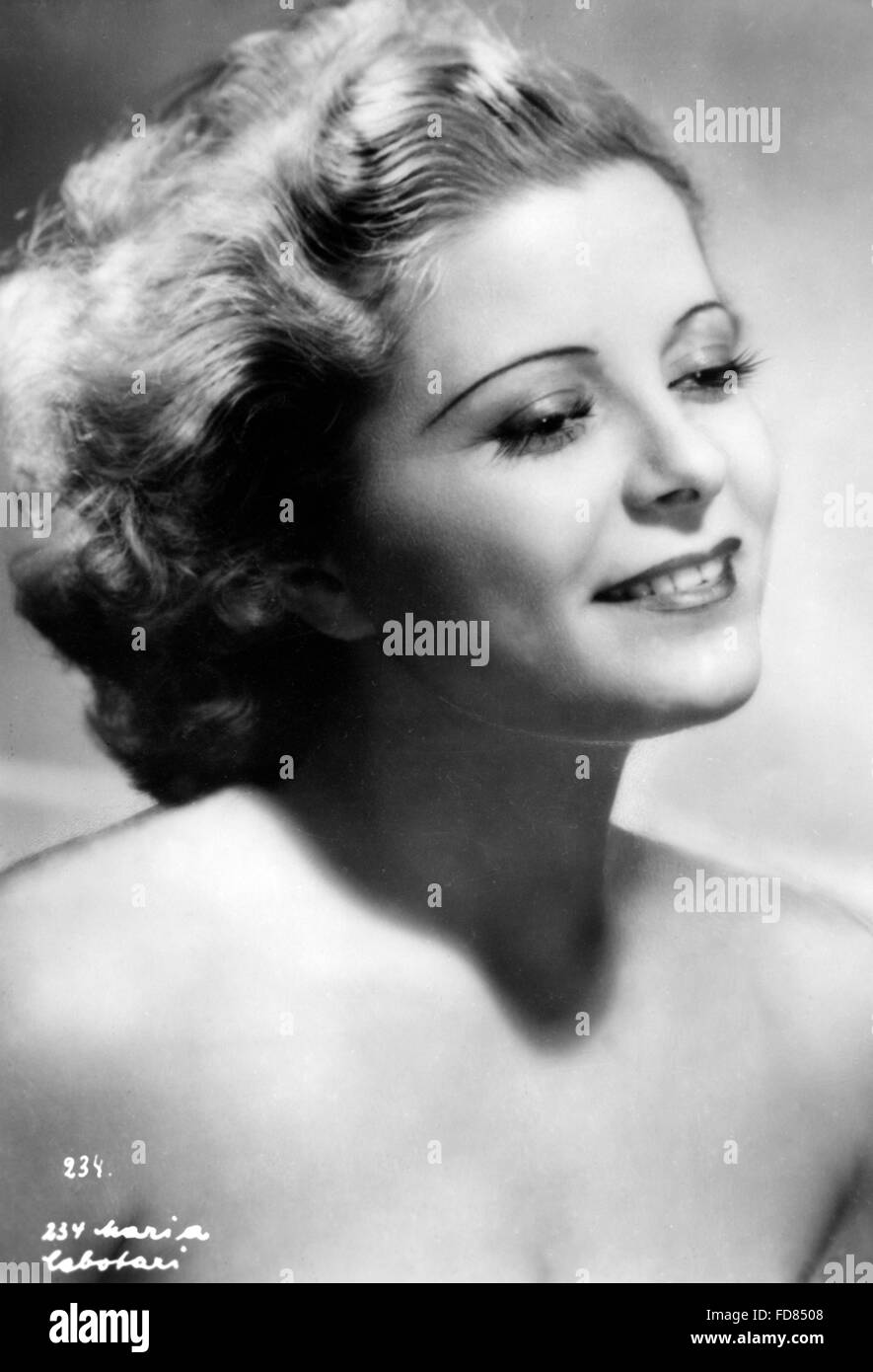 Portrait of Maria Cebotari, 1940 Stock Photo - Alamy