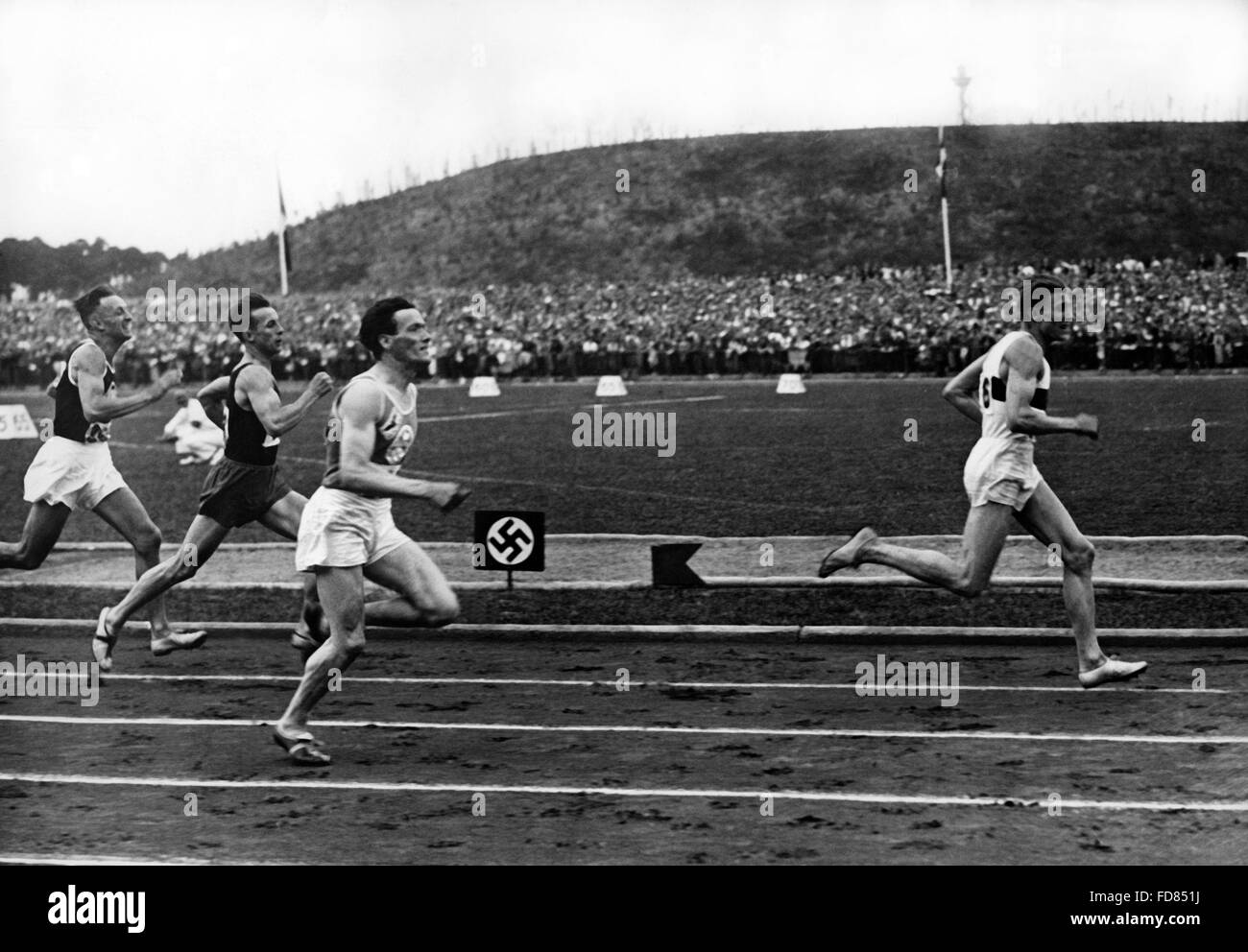 Rudolf Harbig at the Athletics Championships in 1938 Stock Photo - Alamy