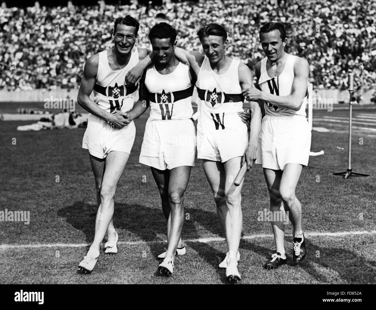Rudolf Harbig at the Olympic Games in 1936 Stock Photo - Alamy